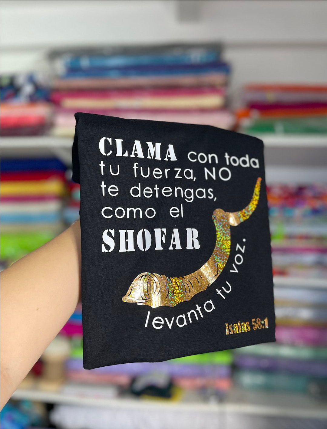 SHOFAR Tshirt. "cry With All Your Might... Isaiah 58:1 - Etsy