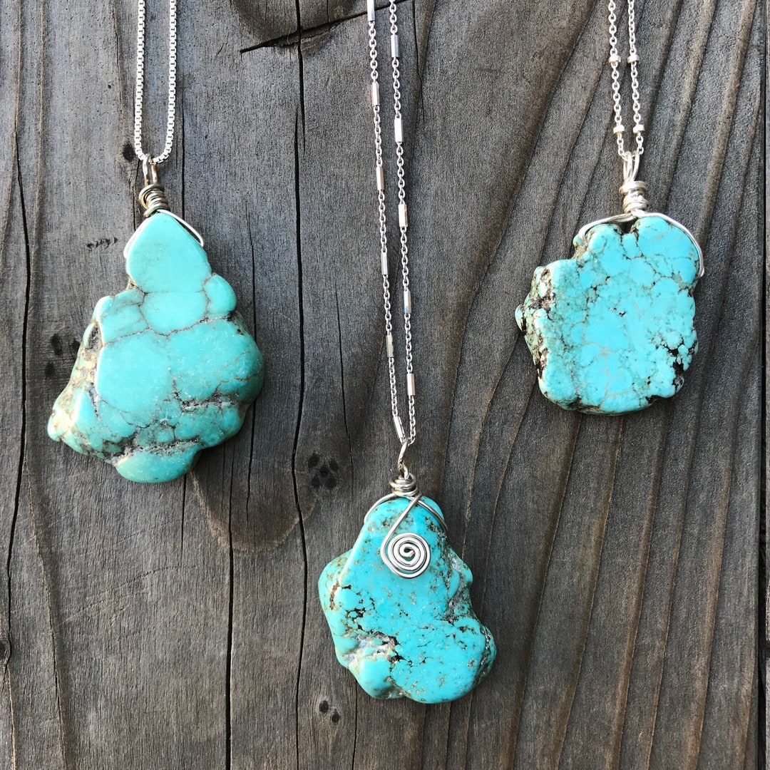 Chakra Jewelry / Turquoise / Howlite / Howlite Pendant / Howlite ...