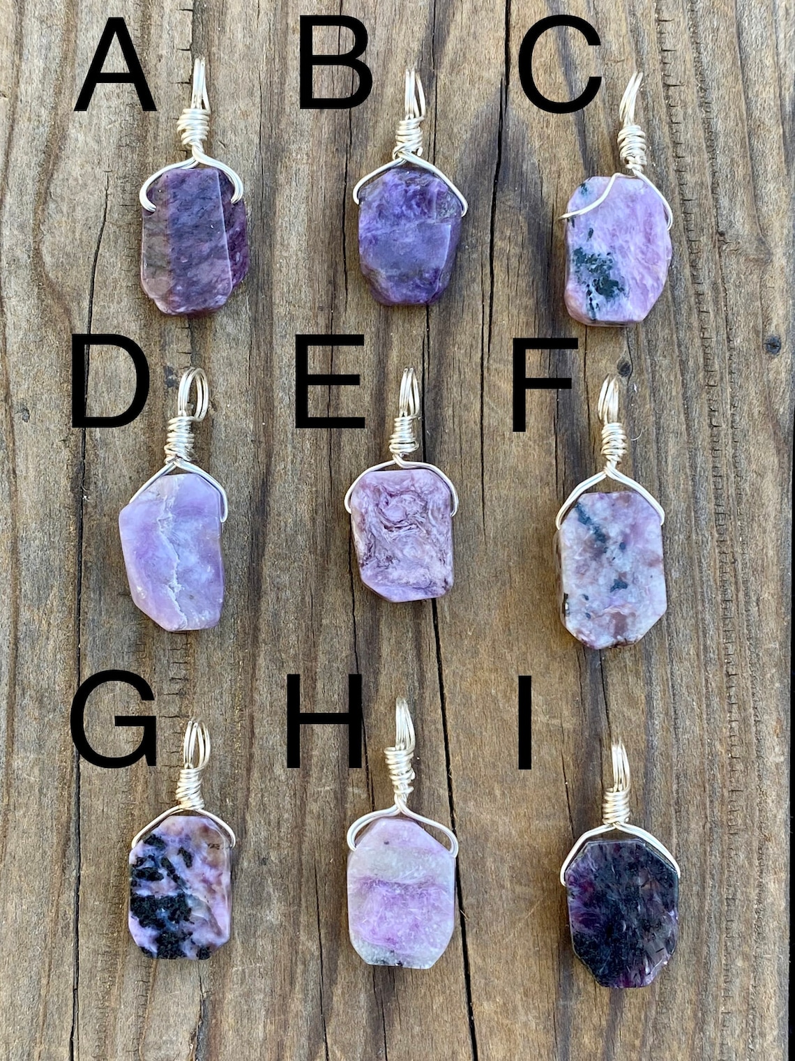 Chakra Jewelry / Charoite / Charoite Necklace / Charoite Pendant ...