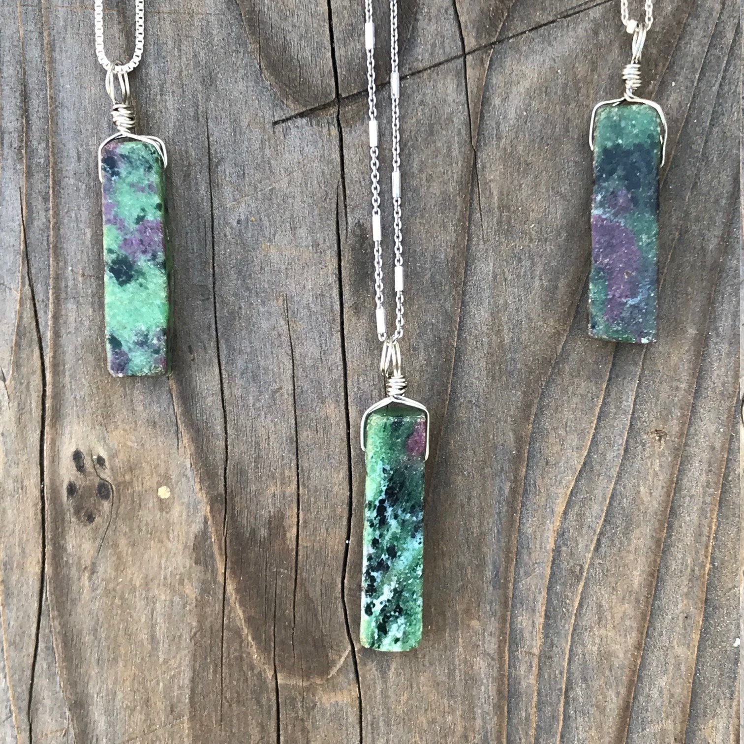 Chakra Jewelry / Ruby Zoisite / Ruby Zoisite Pendant / Ruby | Etsy