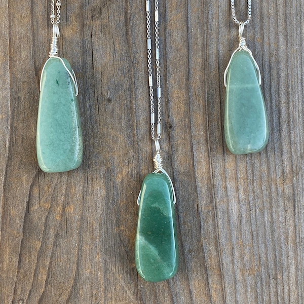 Aventurine Pendant - Etsy