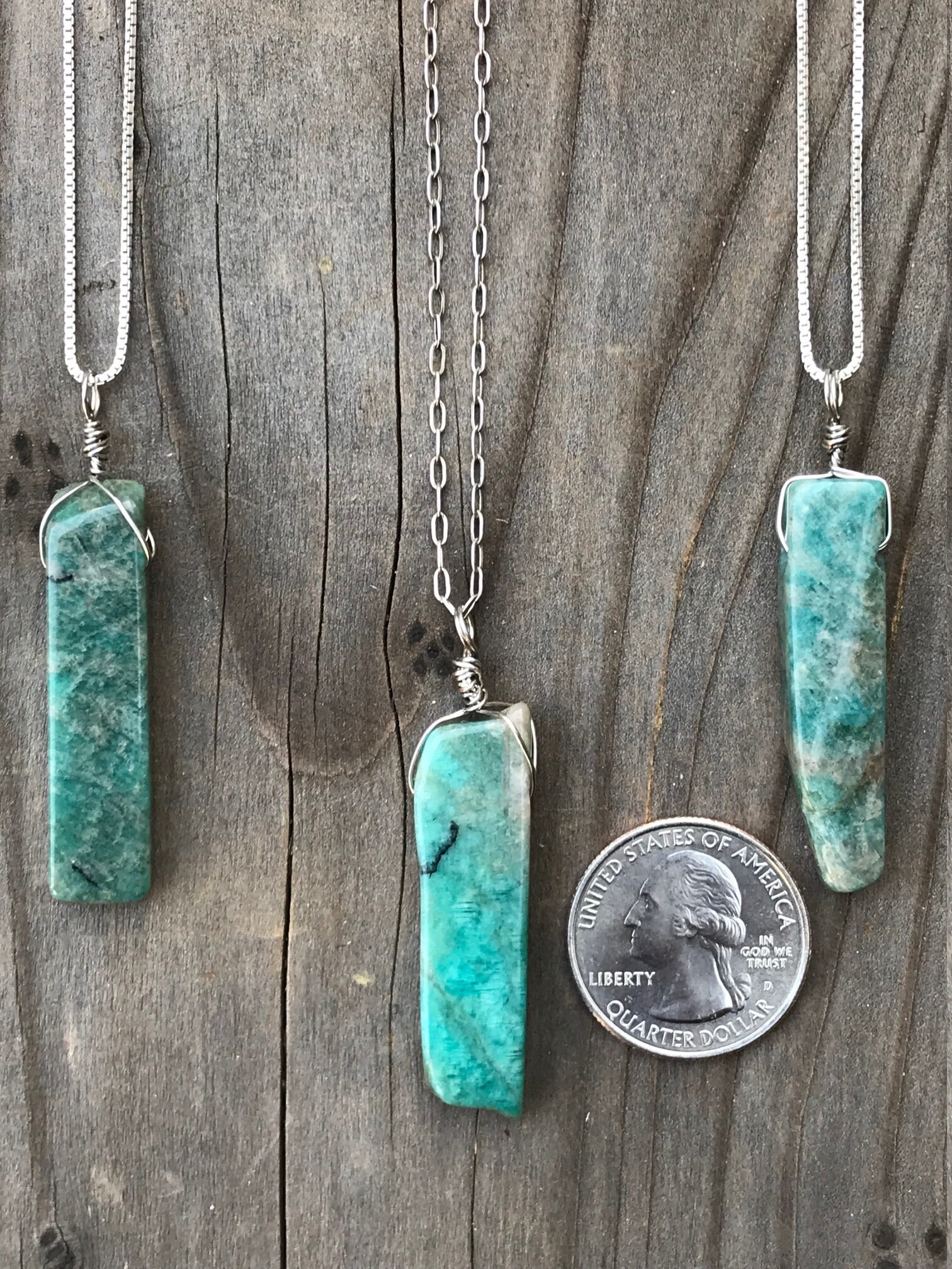 Amazonite; Amazonite Pendant; Amazonite Necklace; Green Amazonite ...