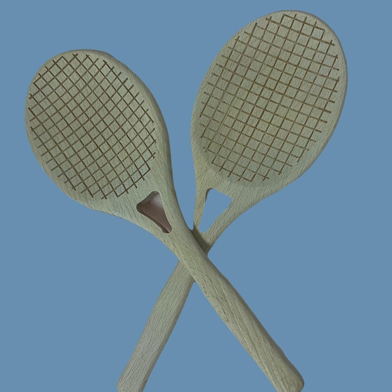 Wood Tennis Racket - Etsy