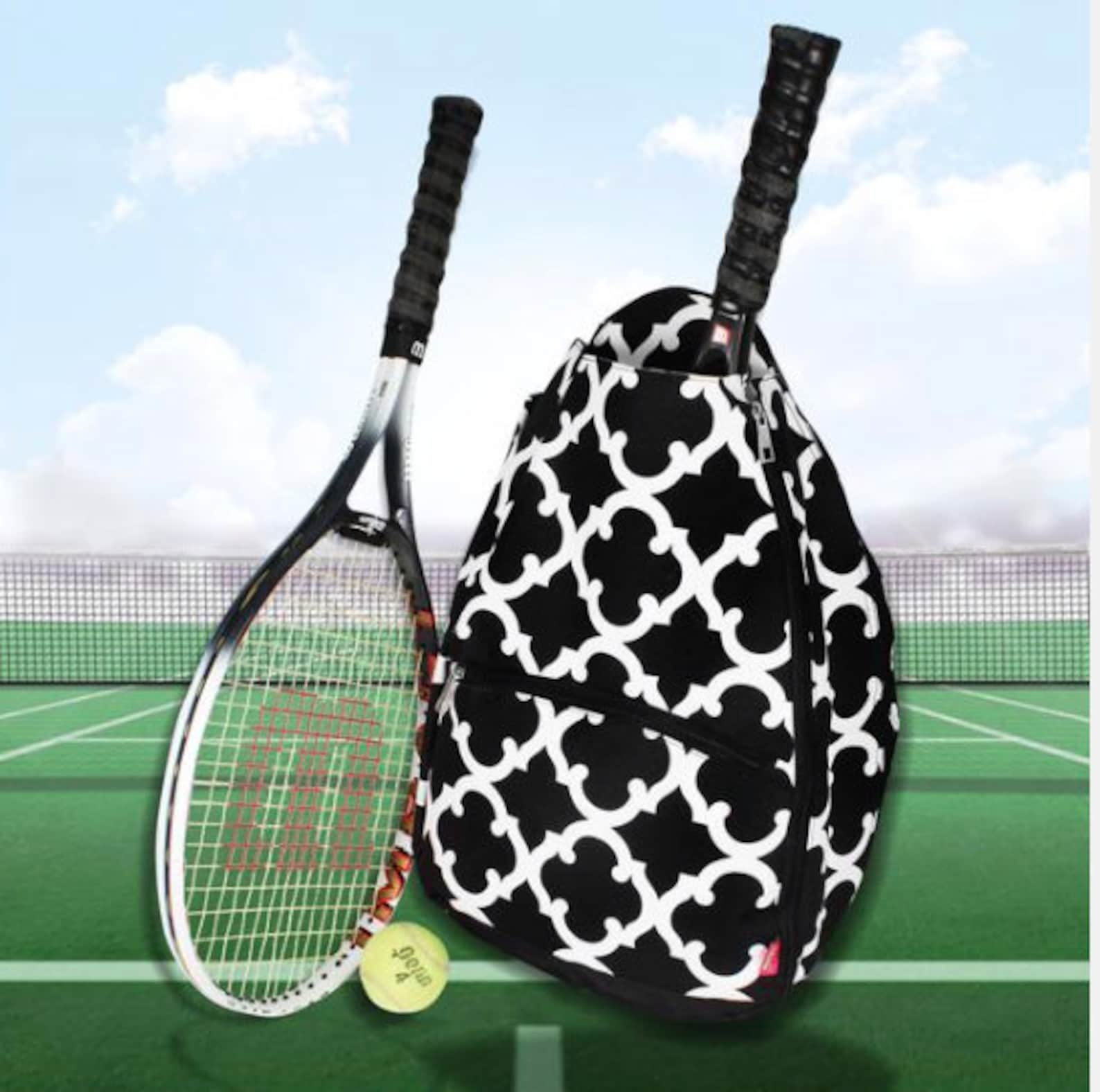 Tennis Backpacks, Gray or Black Tennis Bags - for Women or Teen Tennis ...