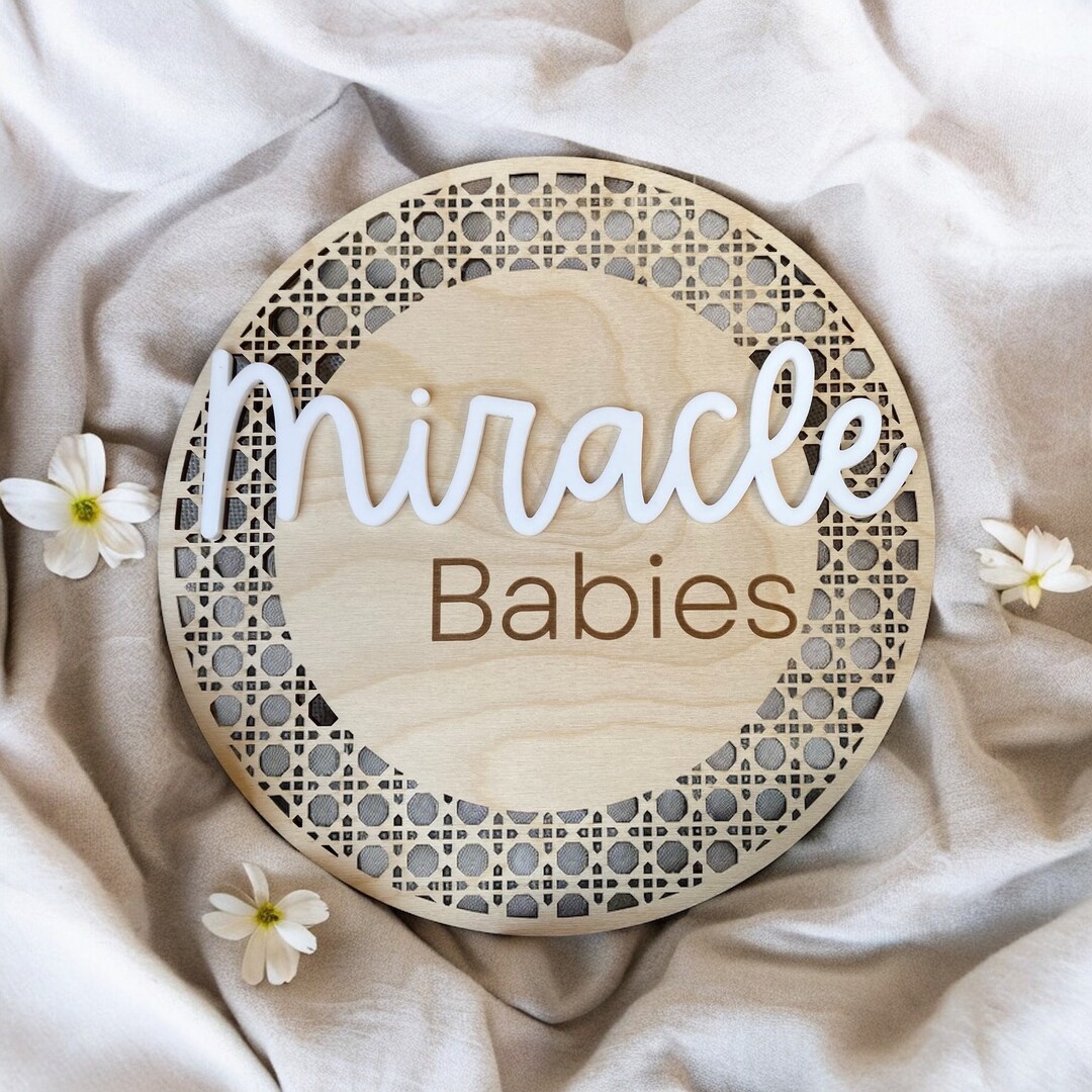 Miracle Baby Gift Rainbow Baby Custom Gift Personalized Baby Shower ...