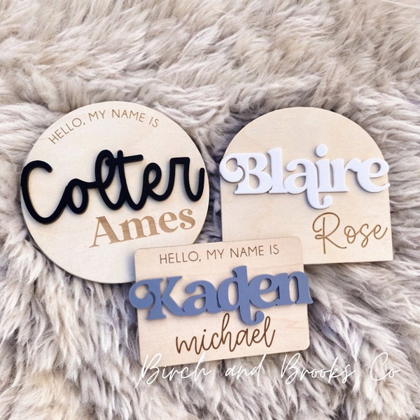Baby Name Sign - Etsy