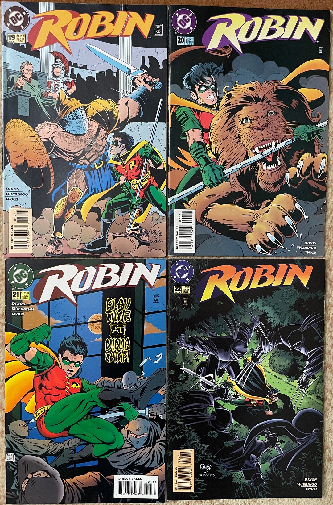 Robin by Chuck Dixon Comic Book Lot Issues 19, 20, 21, 22 19-22 DC ...