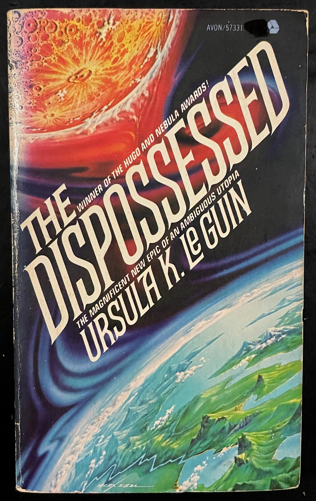 The Dispossessed by Ursula K. Le Guin, 1975 Avon Books Vintage ...