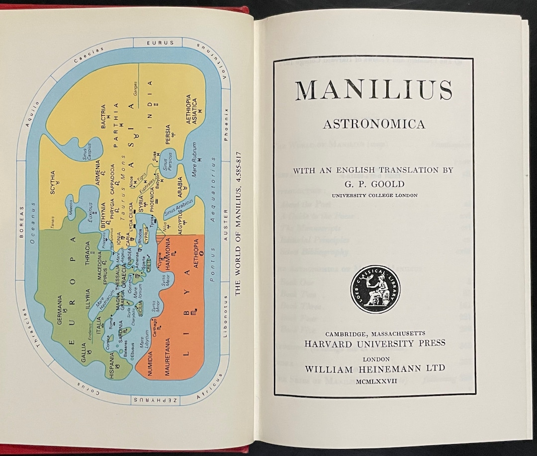 Astronomica by Marcus Manilius, With an English Translation by G. P ...