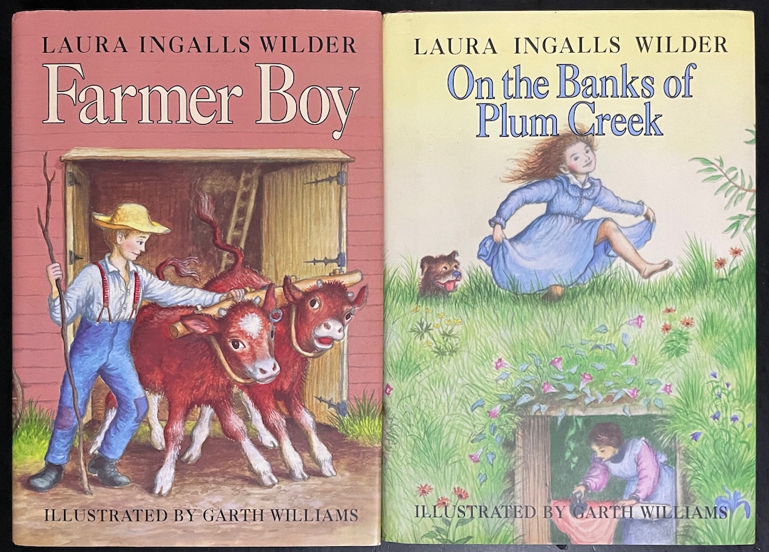2 Little House Books by Laura Ingalls Wilder: Farmer Boy & on - Etsy