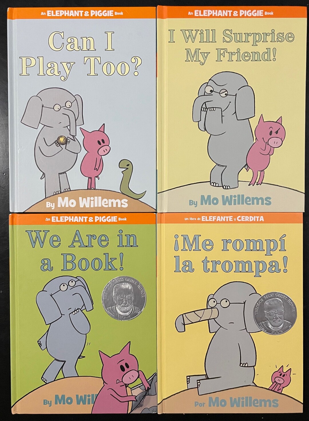 4 Elephant & Piggie Books by Mo Willems: I Will Surprise My Friend We ...