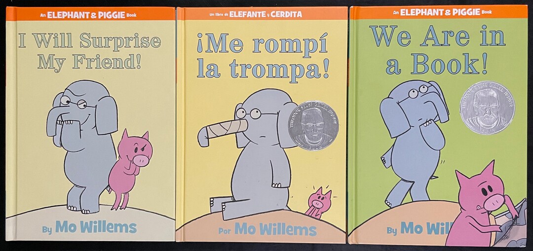 3 Elephant & Piggie Books by Mo Willems: I Will Surprise My - Etsy