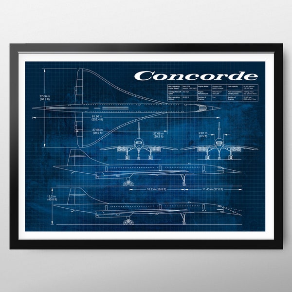 Concorde Poster - Etsy