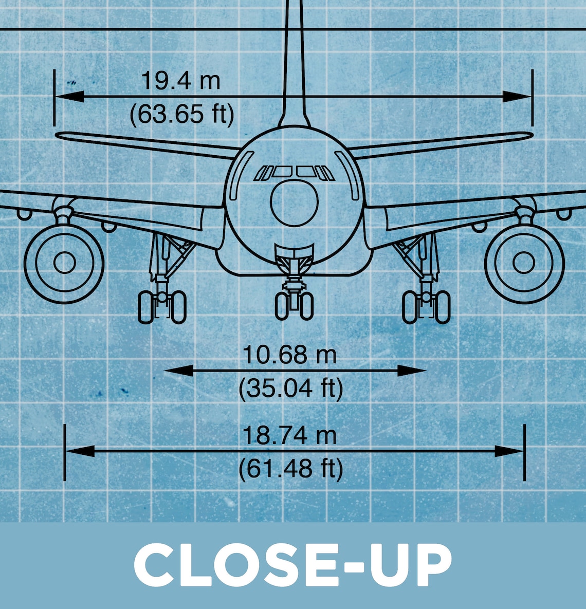 Blueprint Airbus A330 Commercial Airplane. Dimensions. Mancave - Etsy UK
