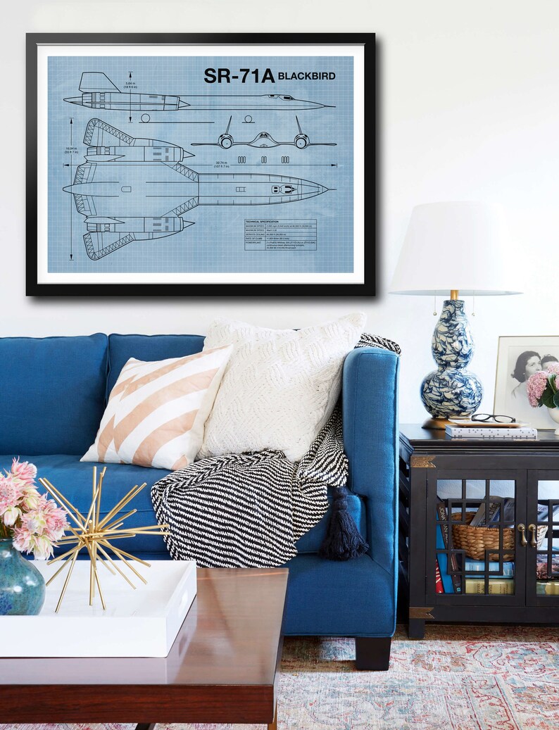 Blueprint SR-71 Blackbird Lockhead, Aircraft Dimensions. Elon Musk ...