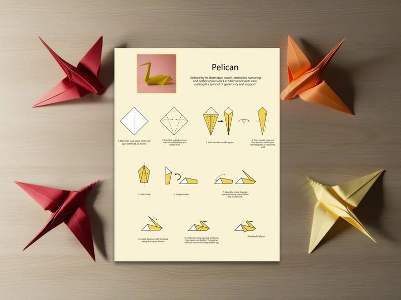 Origami Animal Collection | 10 Step by Step Printable Guides | Instant ...