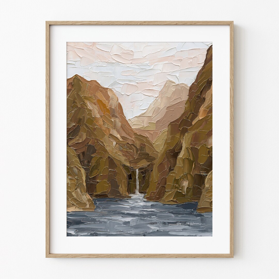 Milford Sound Painting – New Zealand Landscape Art Print or Canvas - Etsy
