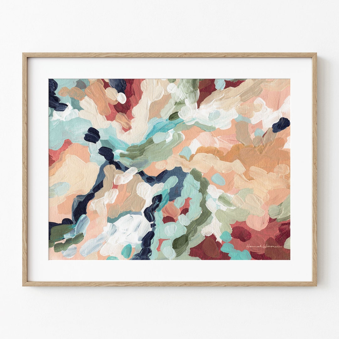 Abstract Art Print – Fine Art Paper or Stretched Canvas - Etsy