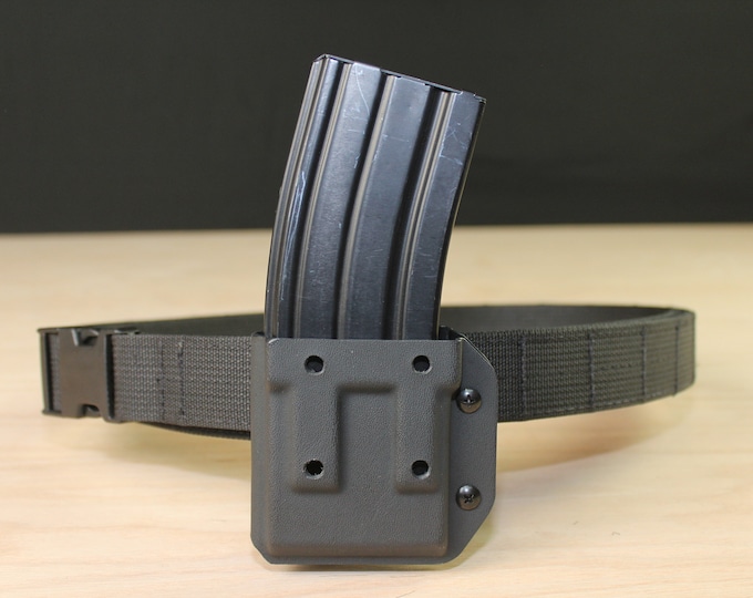 Black Custom Kydex AR15 Magazine Holder / Kydex Holster or Mag | Etsy