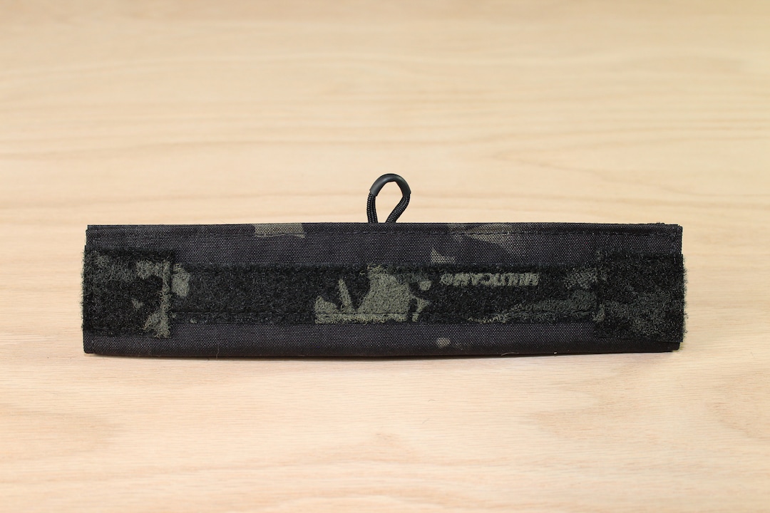 Multicam Black Ear Protection Cover / Ear Muff Cover With Loop Panels ...