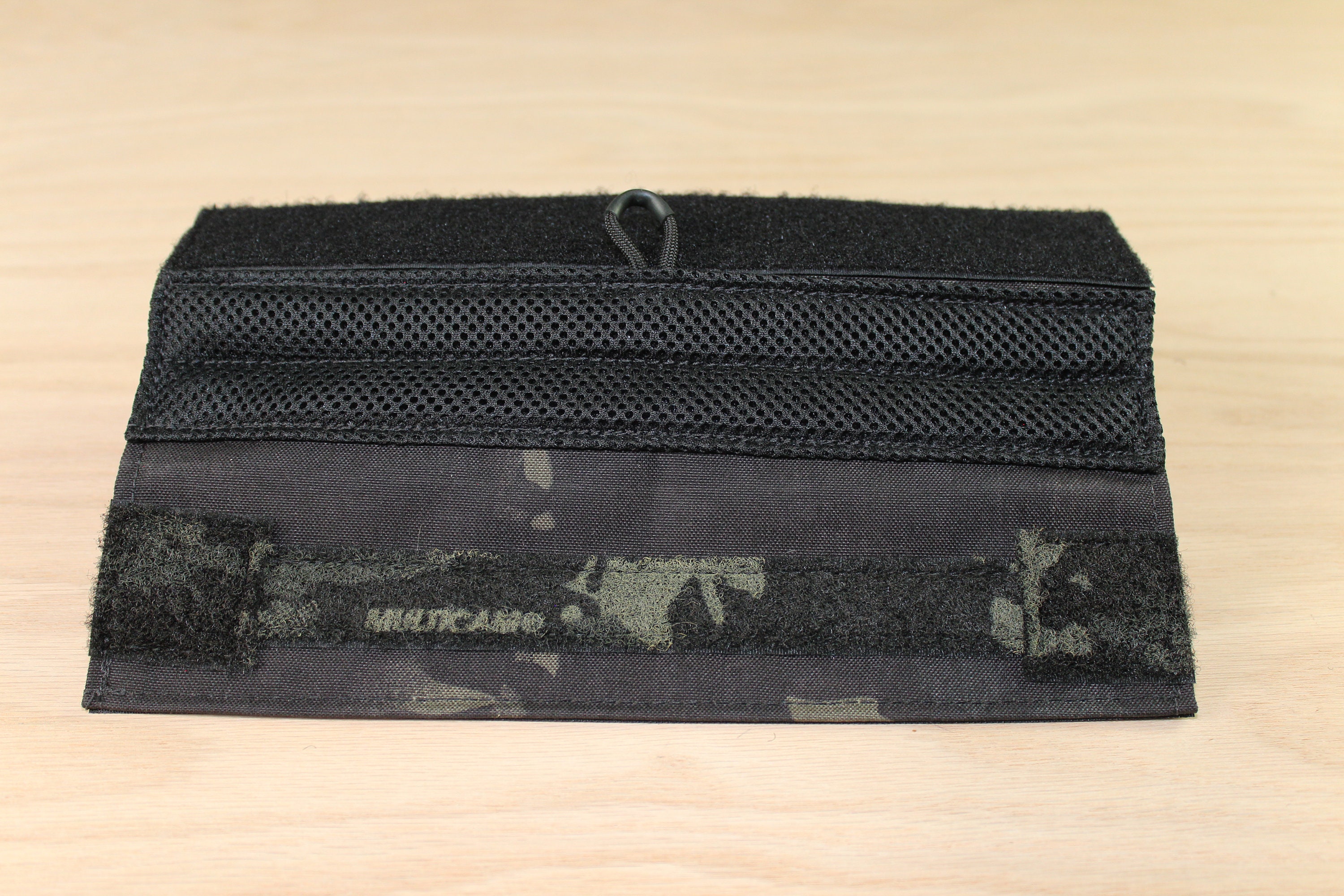 Multicam Black Ear Protection Cover / Ear Muff Cover With Loop Panels ...