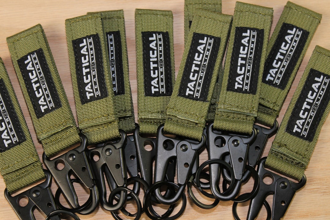Olive Drab Nylon Fabric Key Fob: Tactical Key Clip - Etsy