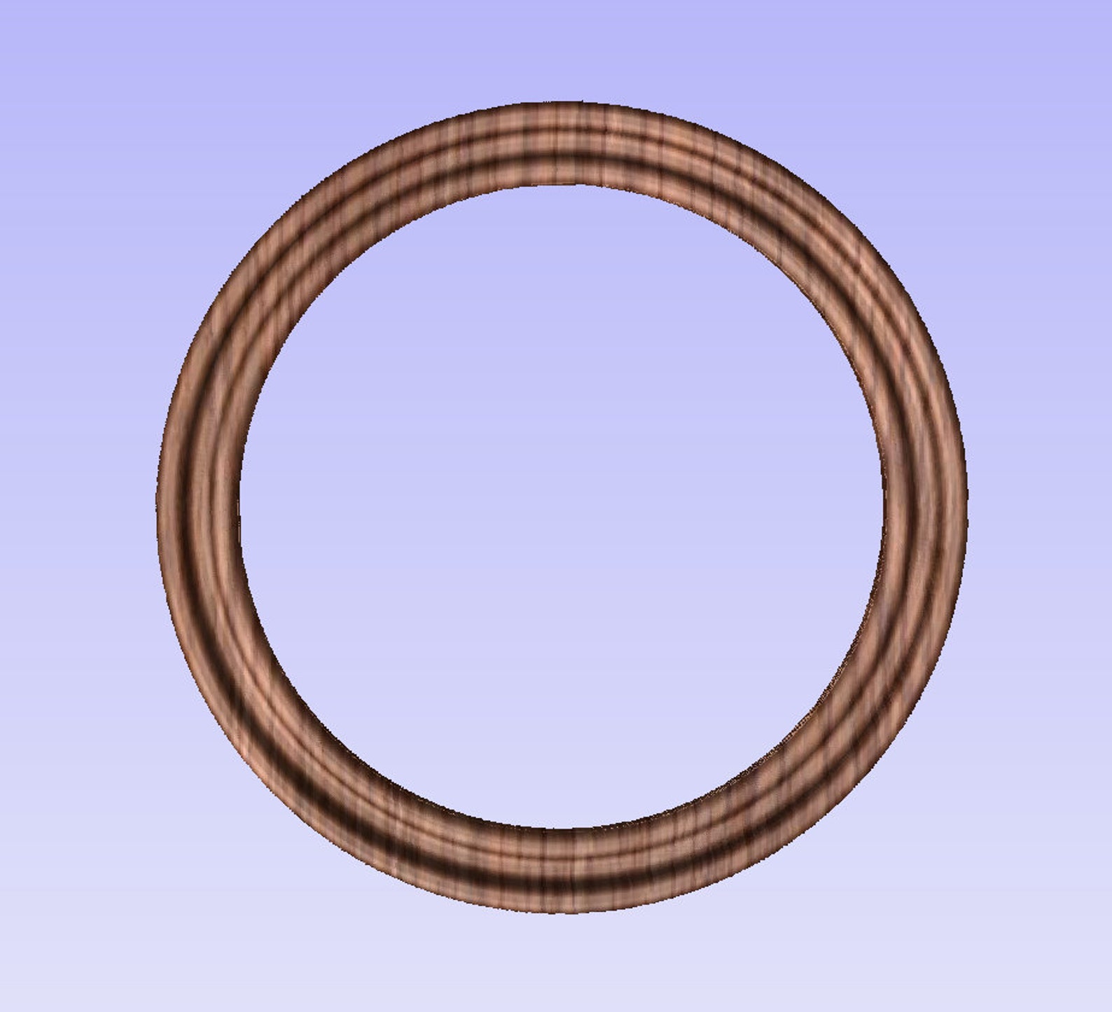 Round Frame File for Picture, Photo or Mirror - STL File for CNC Cut ...