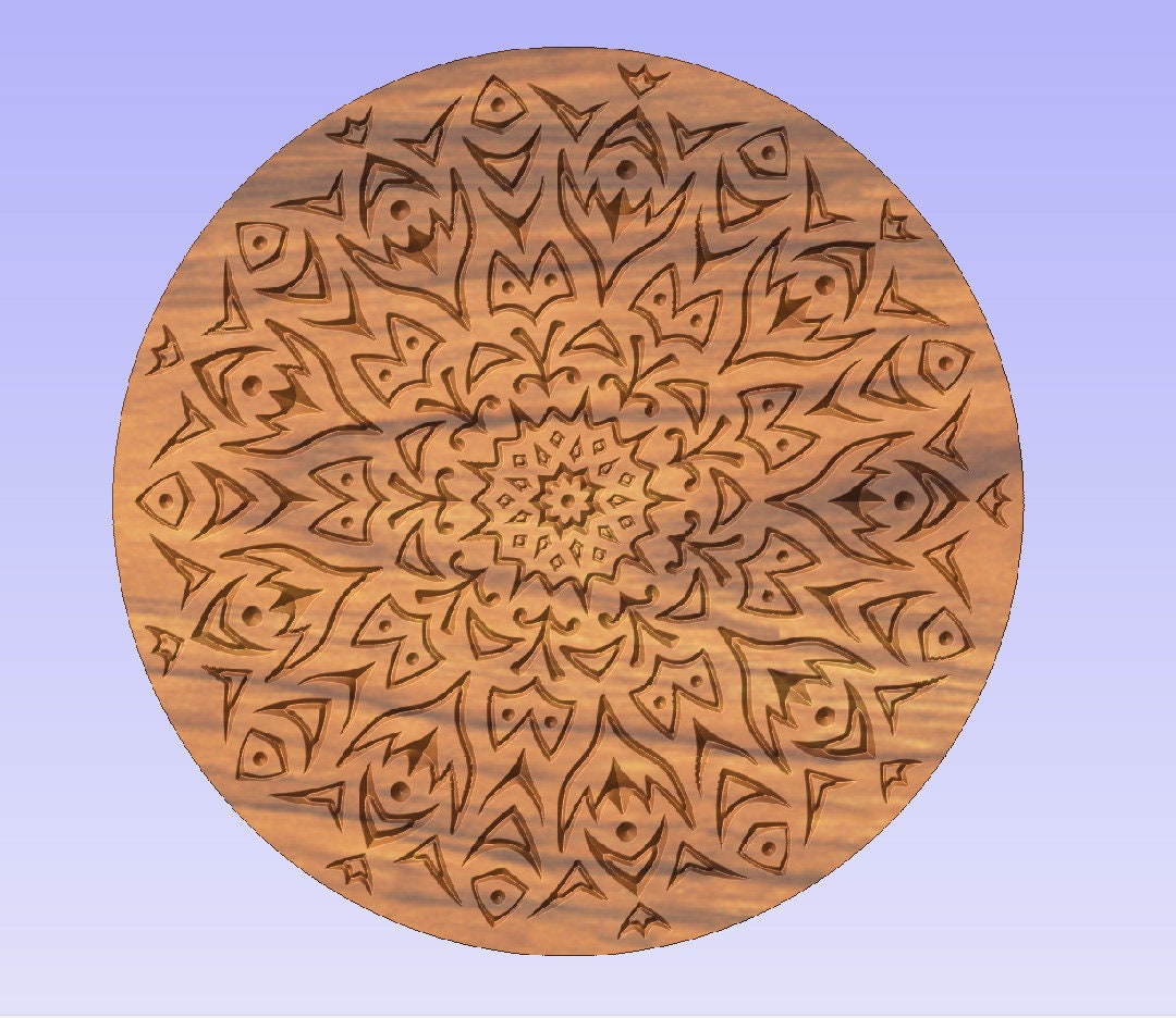 Digital Dxf Svg Eps File for Cutting, Carving, Geometric Pattern ...