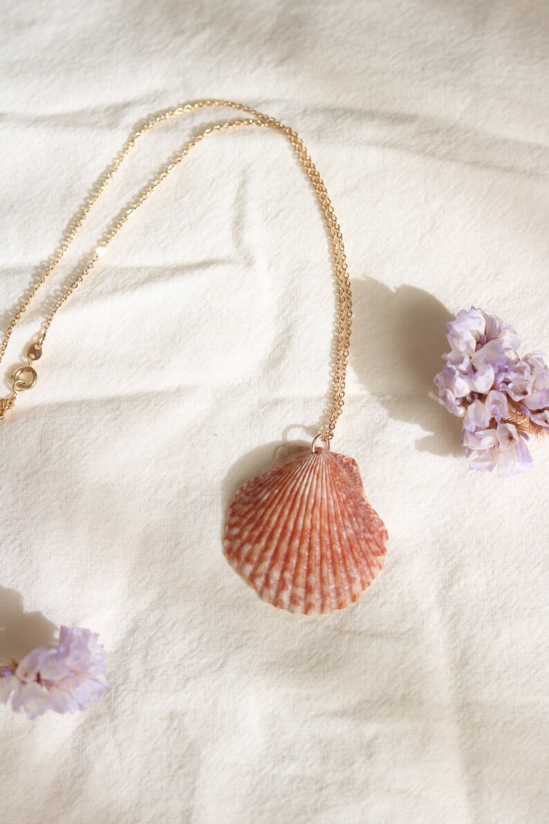 Seashell Necklace / Jewelry / Dainty Gold Necklace - Etsy