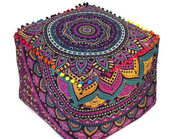 Pouf Cover Square - Etsy
