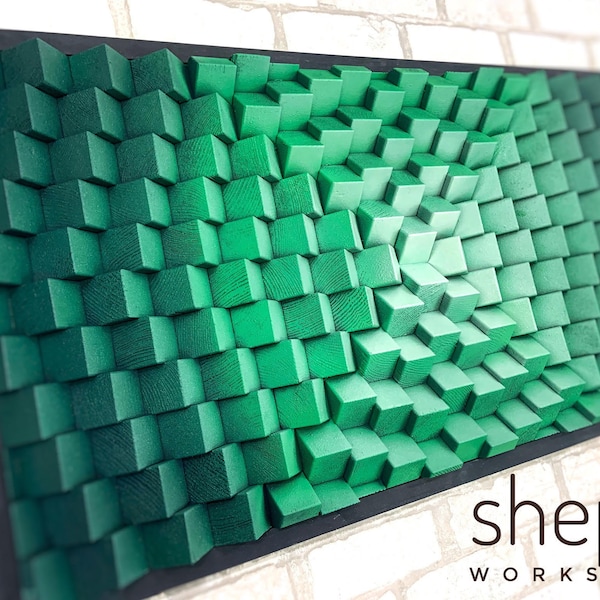 Emerald Green Wall Art - Etsy