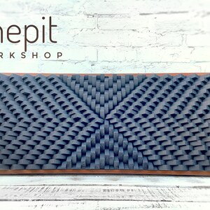 Graphite Gray Acoustic Panel - Sound Diffuser - Large Wood Wall Art ...