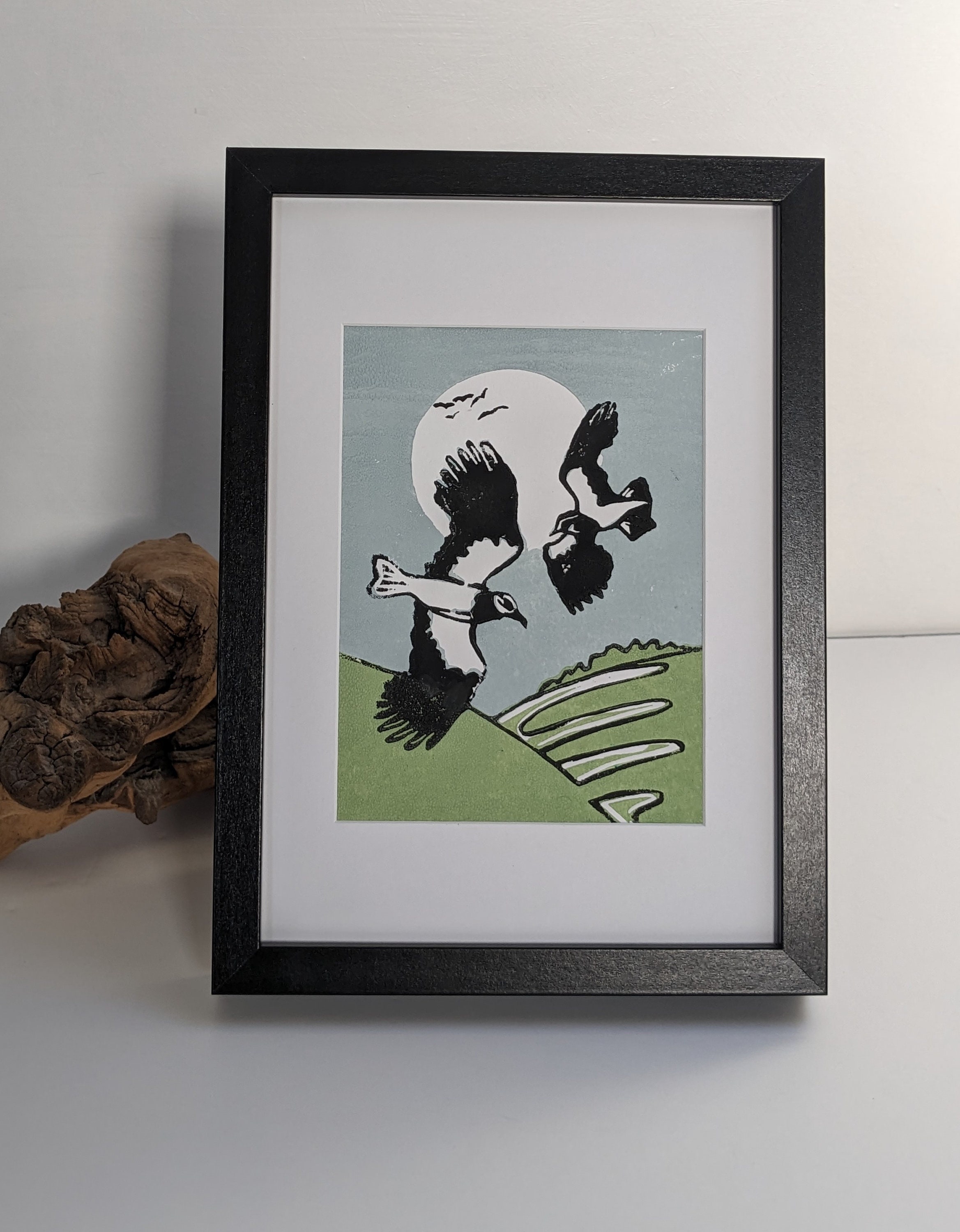 Original 'lapwing Furrows' Linoprint | Home & Living | Home Decor ...