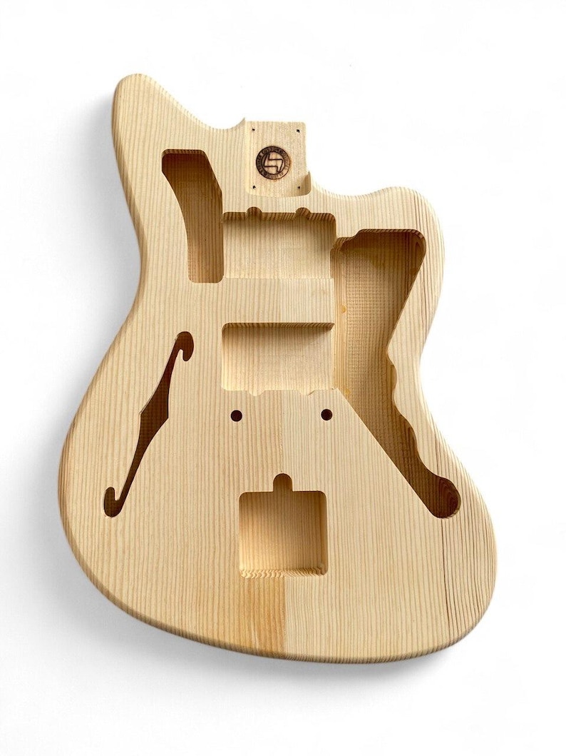 Chambered Pine '62 JM Guitar Body: Lightweight Replacement Part - Etsy