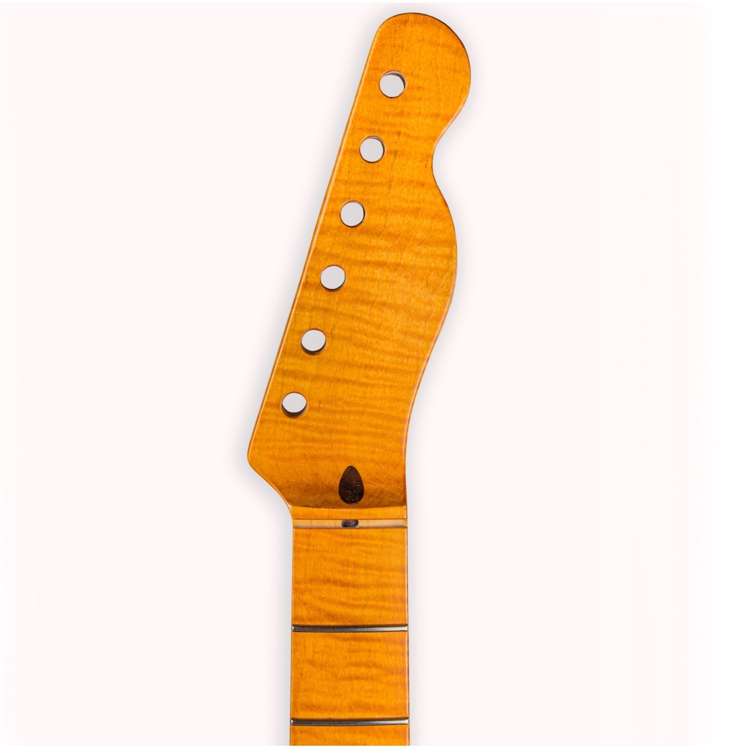 Flame Maple Conversion Guitar Neck (24.75 Gibson Scale) Replacement ...