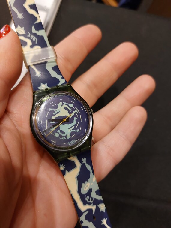 Swatch CRASH GG111 Massimo Giacon 1991 VINTAGE Rare - Gem