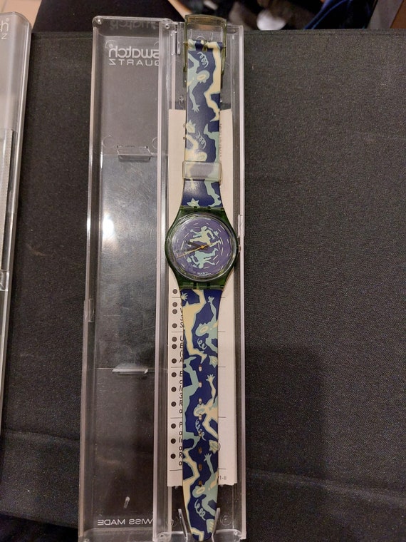Swatch CRASH GG111 Massimo Giacon 1991 VINTAGE Raro - Gem