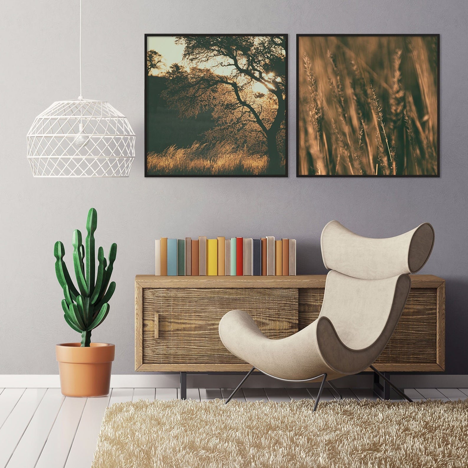 Kalahari Sunset Poster Print Kalahari Desert Savanna Wall - Etsy