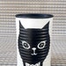 Hand Painted Tin Cans With Cute Cats, Recycled Tins, Small Storages ...