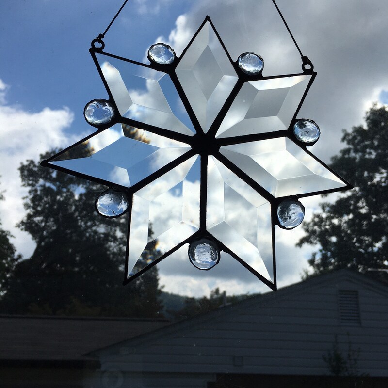 Beveled Snowflake - Etsy