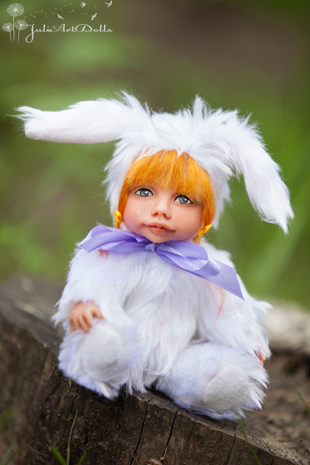 Art Teddy Doll, Bunny Doll, Mini Dolls, Ooak, Handmade Dolls ...