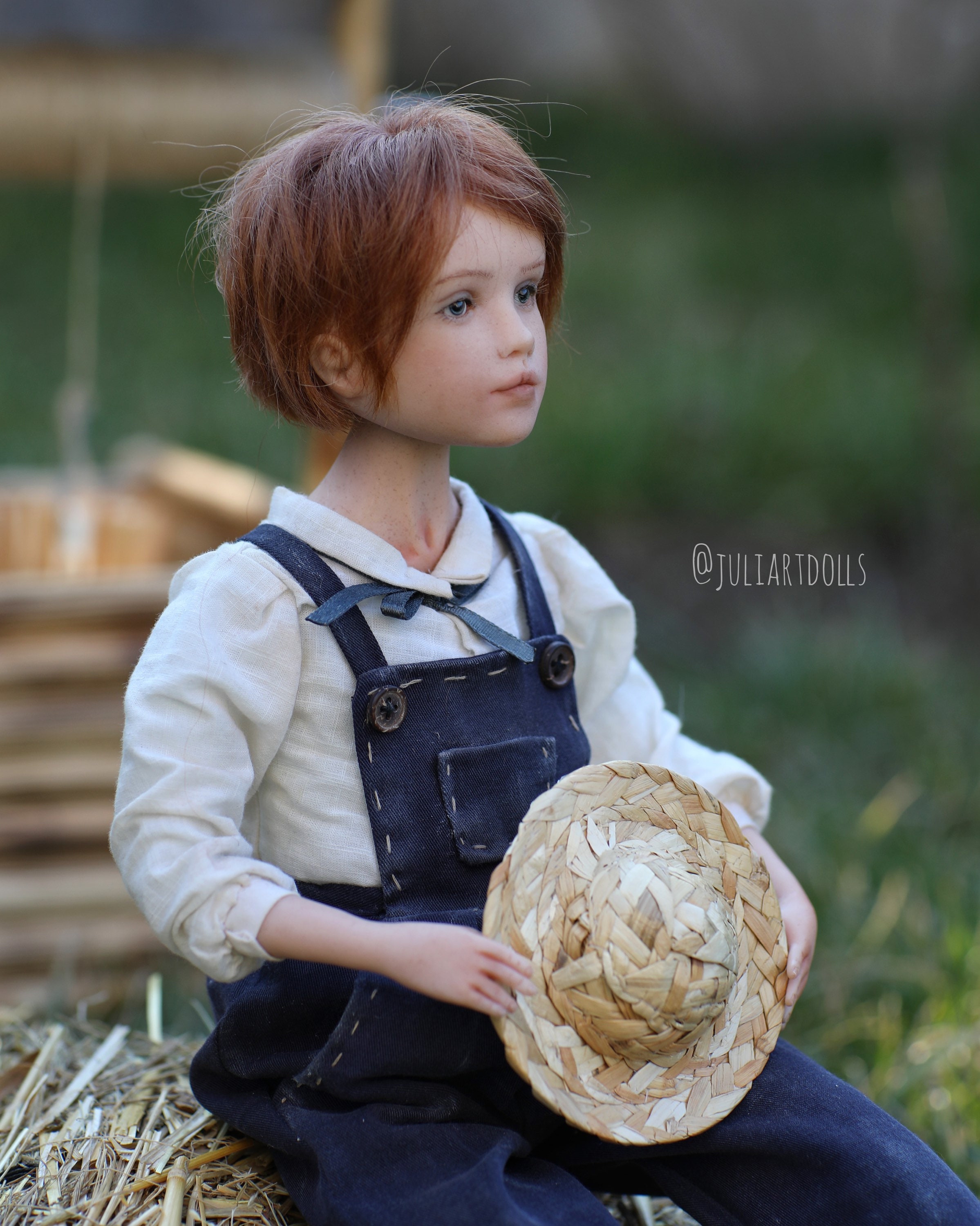 Art Doll zhenya, Handmade Doll, Collectible Doll, Ooak, Interior Doll ...