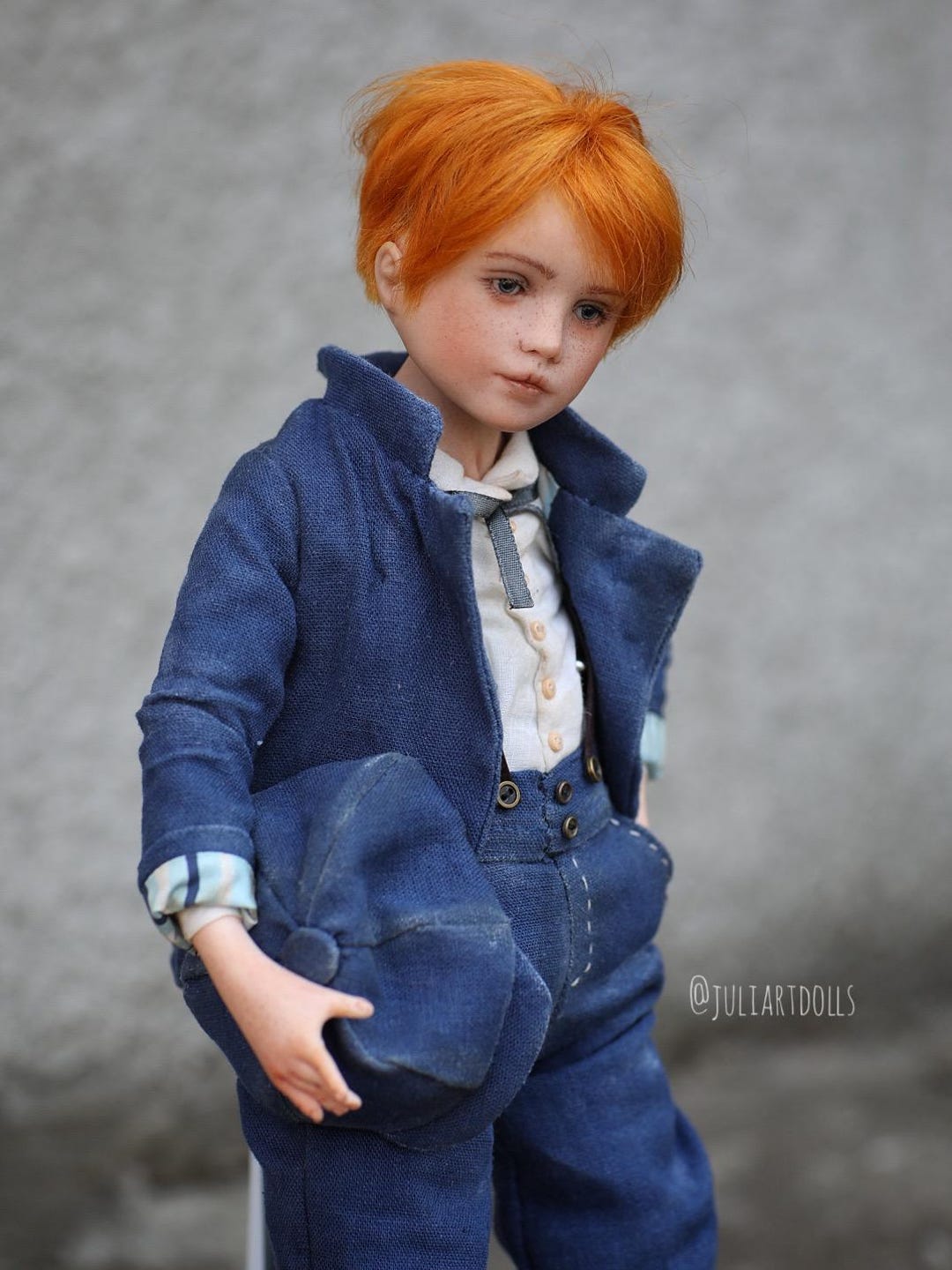 Art Doll “piter”, Boy Doll, Handmade Doll, Collectible Doll, Ooak ...