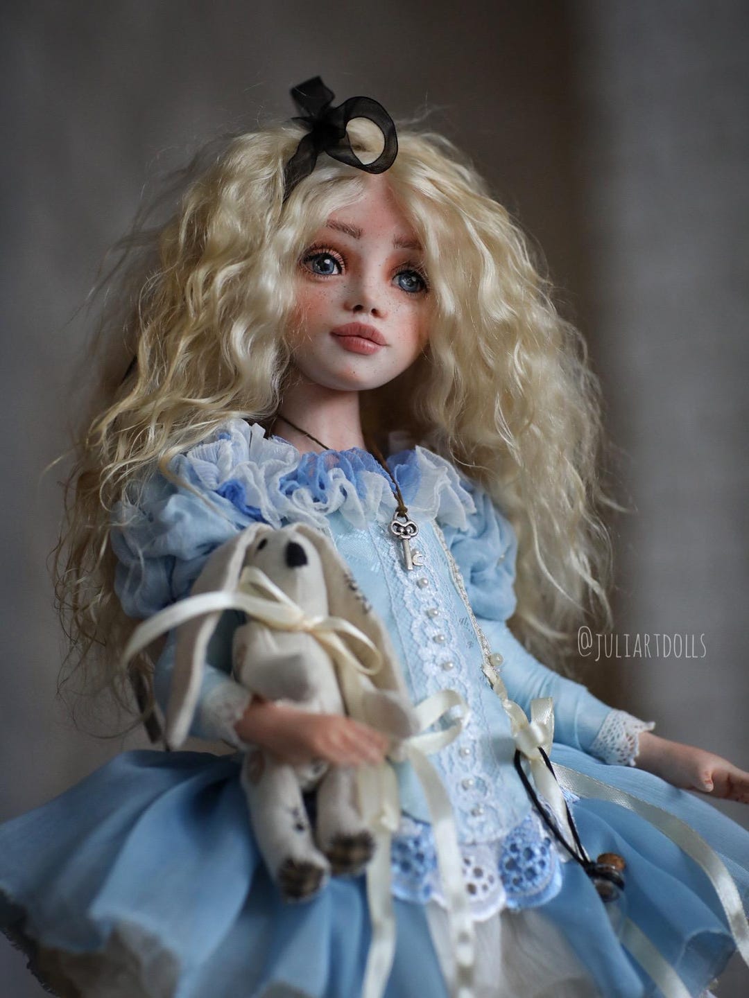 Art Doll Alice in Wonderland, Handmade Doll, Collectible Doll, Ooak ...