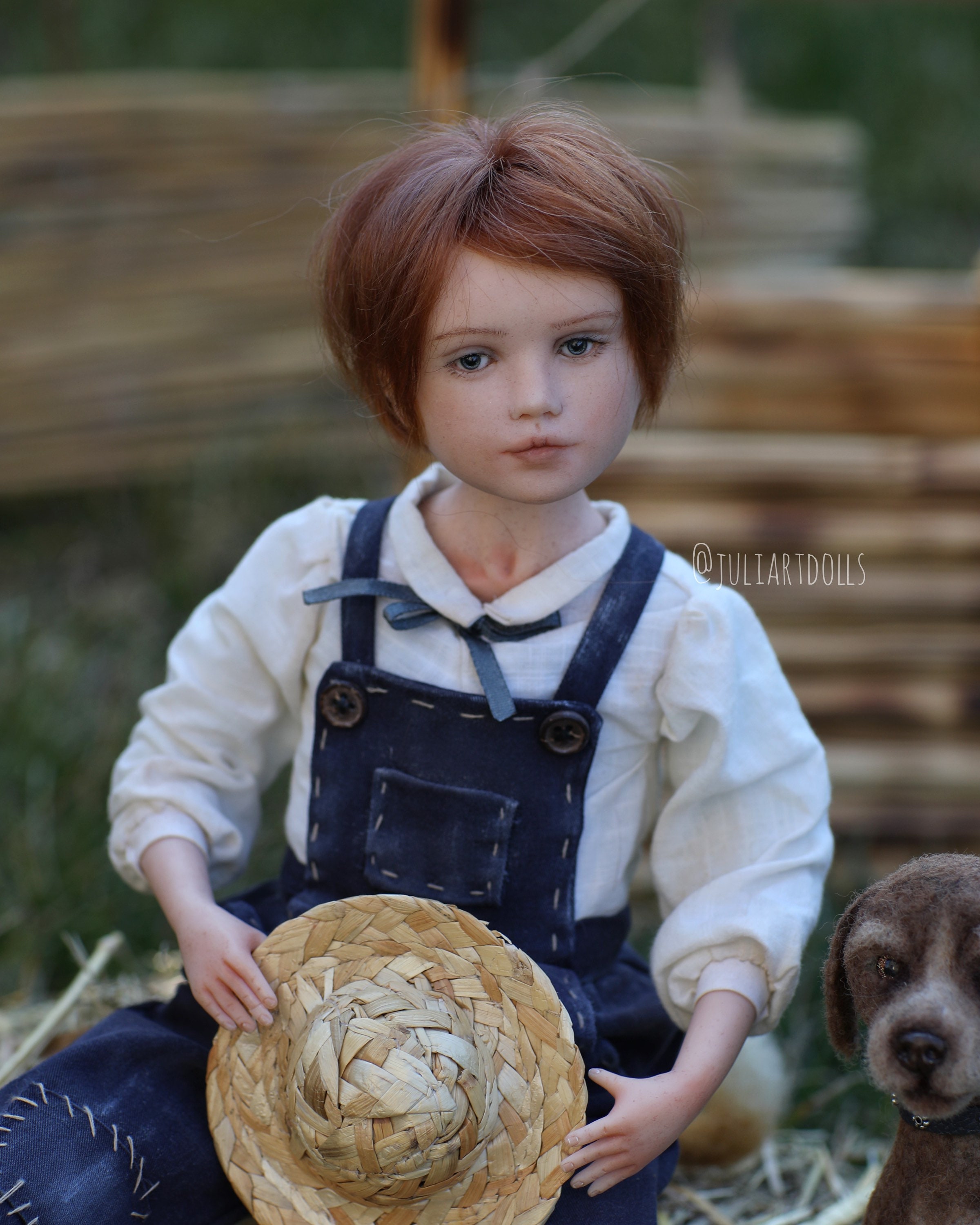 Art Doll zhenya, Handmade Doll, Collectible Doll, Ooak, Interior Doll ...