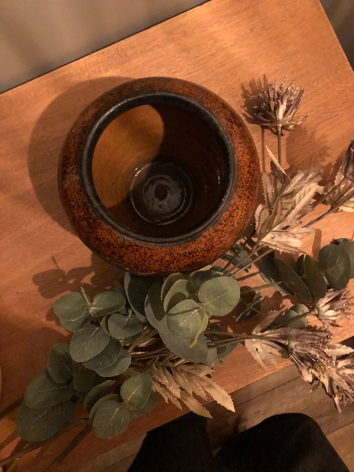 Vintage Black Clay Pot Rustic Vase Pottery Old Clay Vessel - Etsy