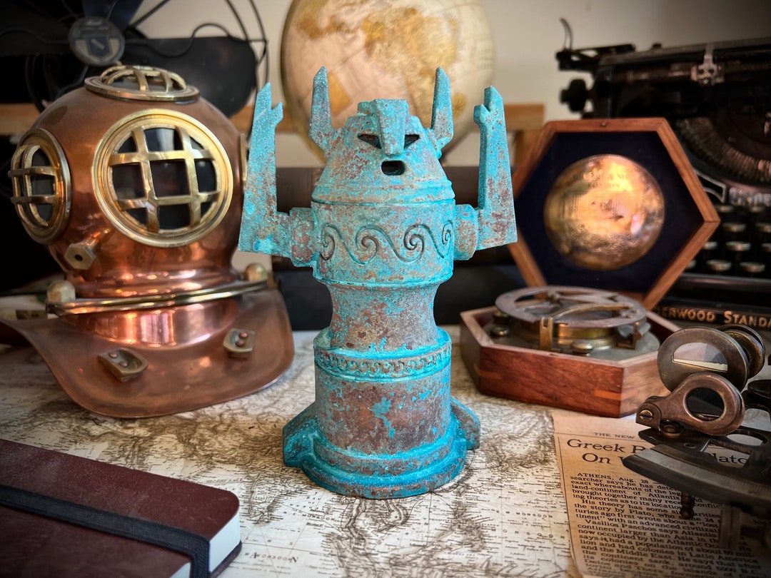 Fate of Atlantis Horned Idol Prop Replica Resin Cast - Etsy