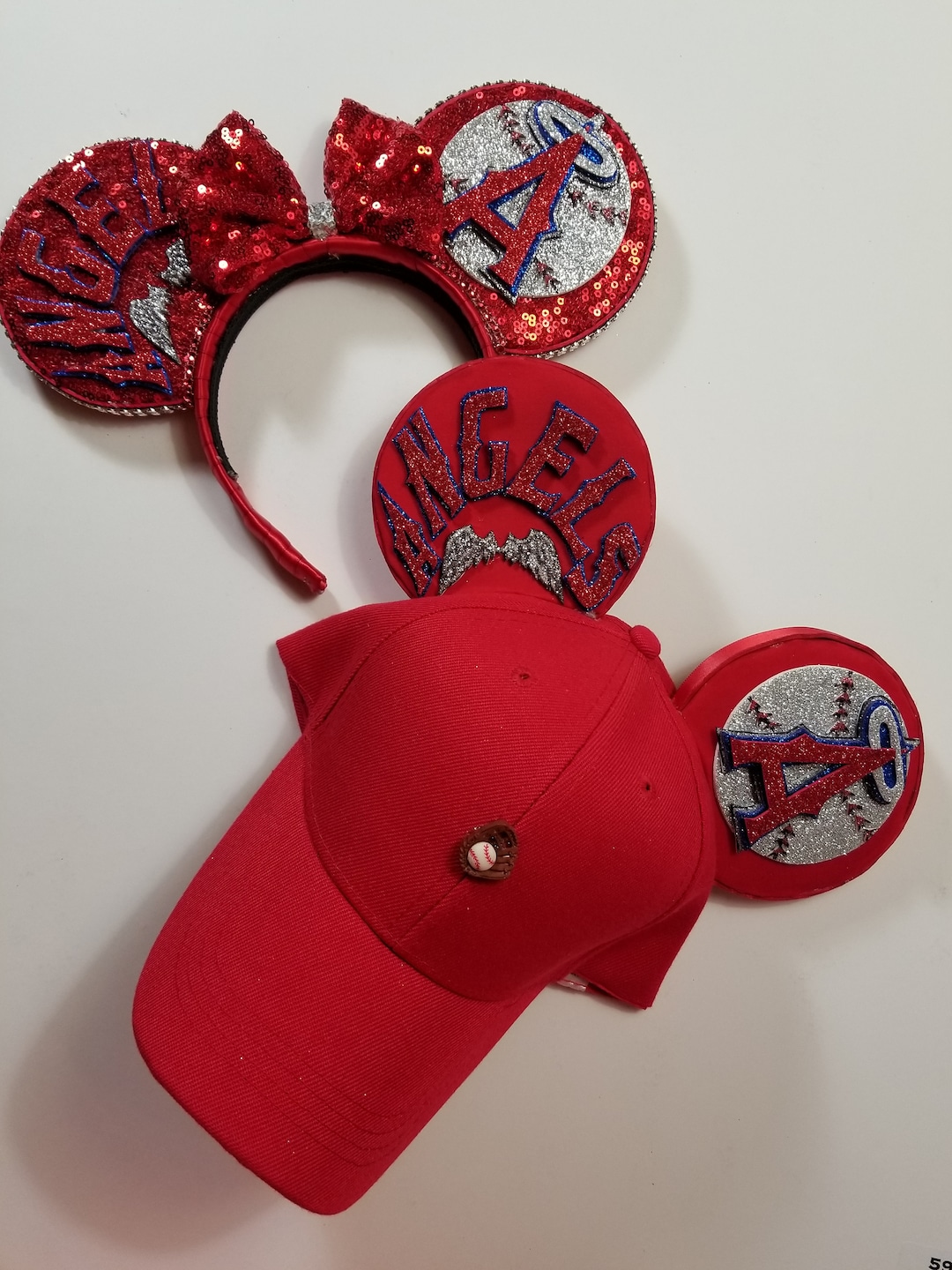 L.A. Angels Mickey Ears - Etsy