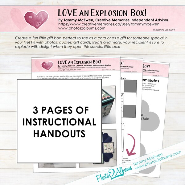 Love Exploding Box - Etsy