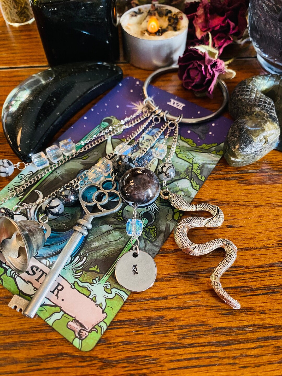 Snake Evolution Bells. Witch Bells. Witchy. Snake. Rune. Talisman ...